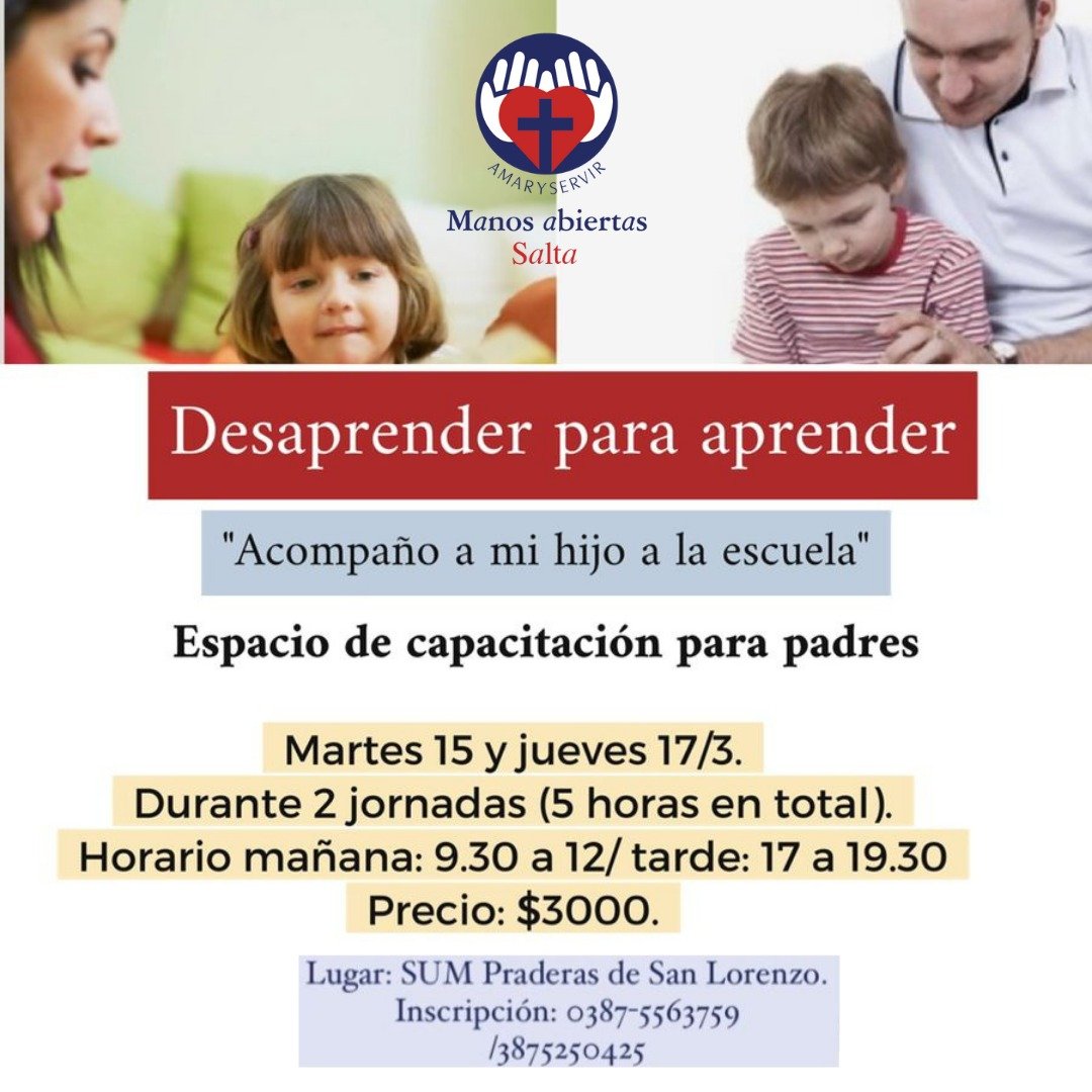 Capacitación para padres – Manos Abiertas